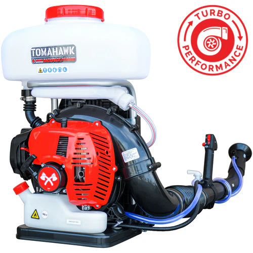 Tomahawk 3.7 Gallon Turbo-Boosted Backpack Mosquito Fogger and Leaf Bl ...
