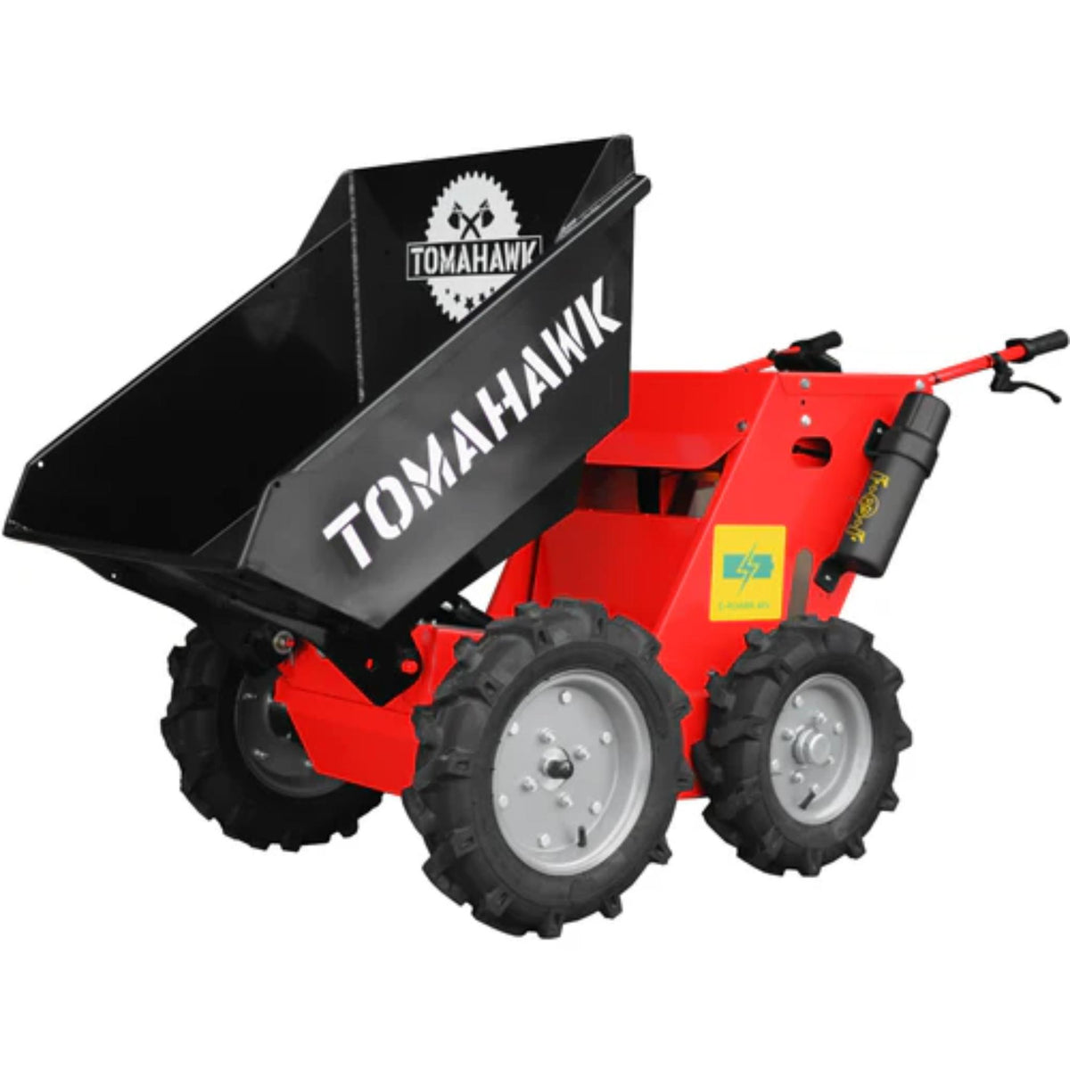 Tomahawk 30" Concrete Power Buggy Electric Battery Mini Dumper 660-lb ...